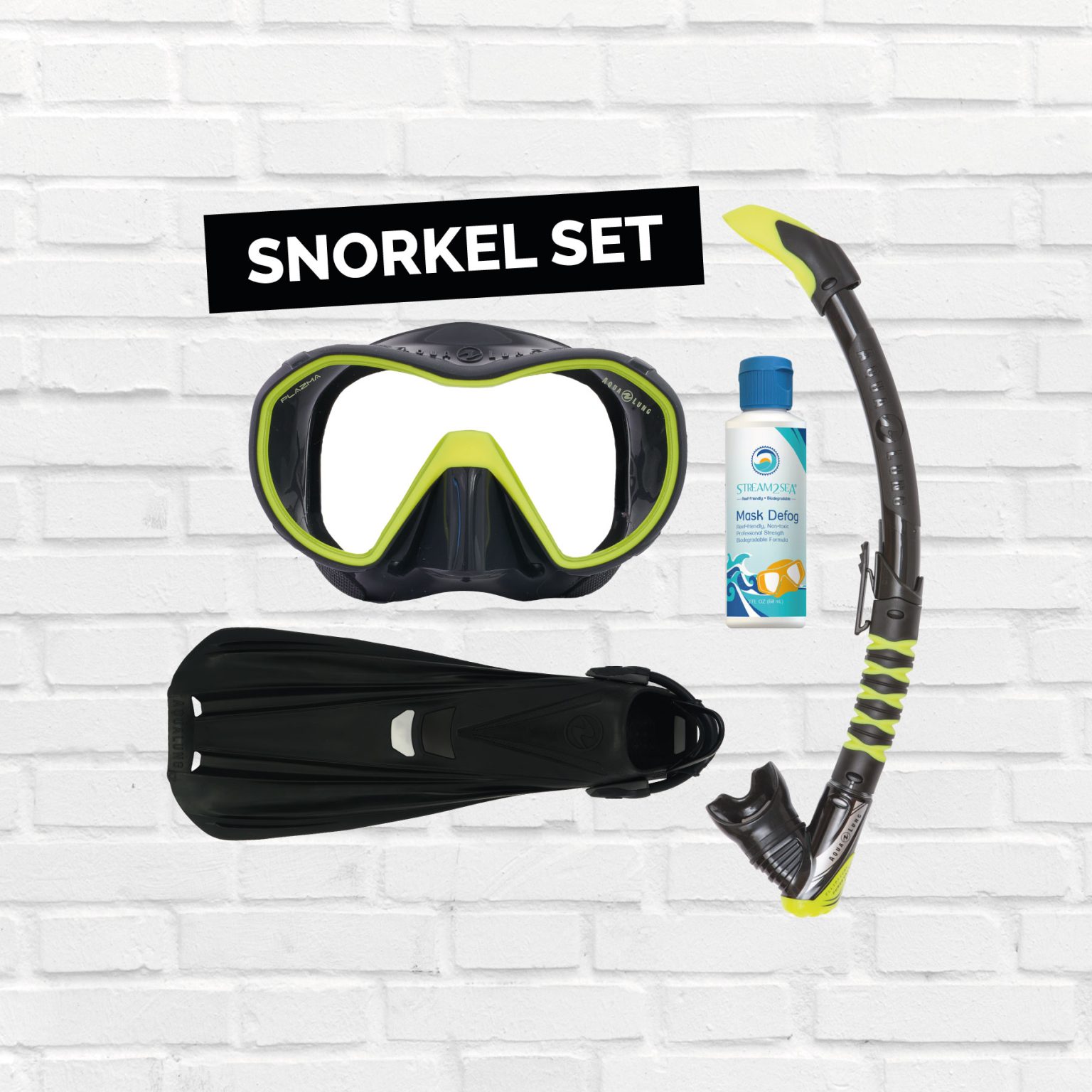 Aqualung Snorkelling Set | with Storm Max Fins - The Honest Diver